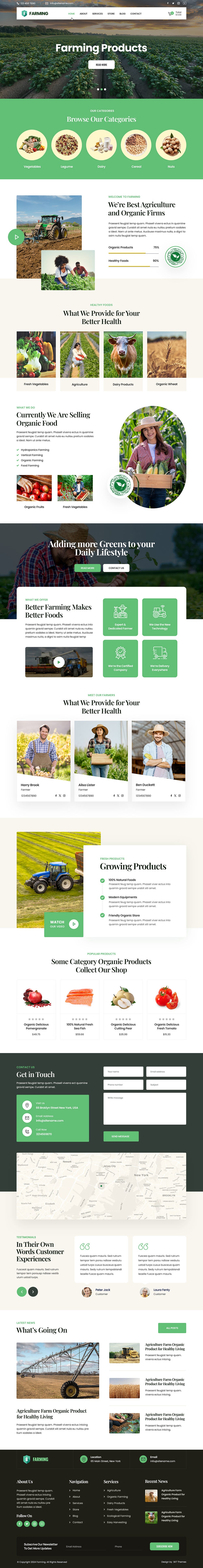 Why Should You Use the Farming Organic Food WordPress Theme for Your ...
