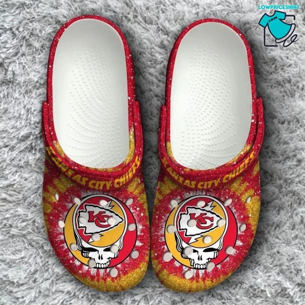 Kansas City Chiefs Grateful Dead Classic Crocs Crocsband Clog ...