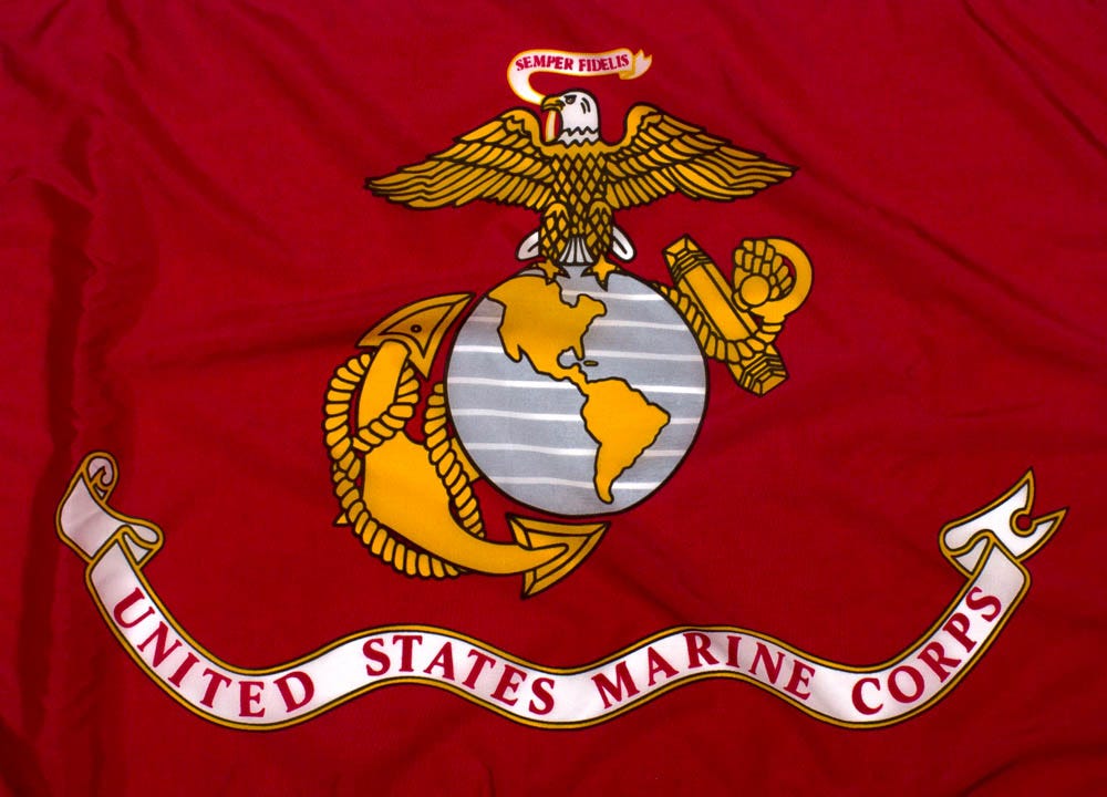 History and Symbolism of the US Marine Corps flag | by Federal Flags ...
