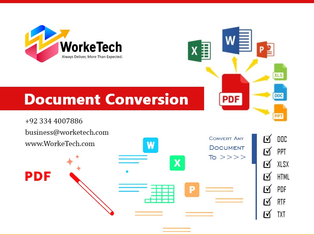 Document Conversion - WorkeTech - Medium