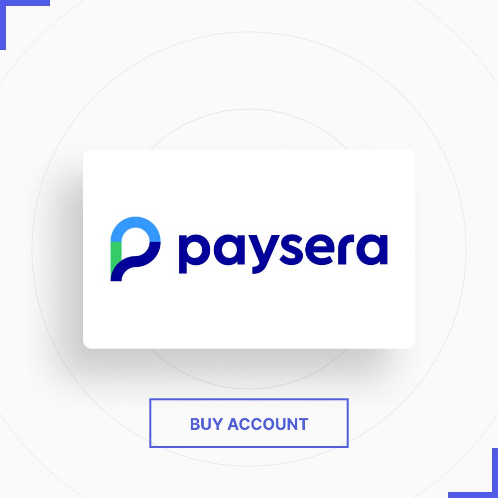 Paysera account Buy | Medium