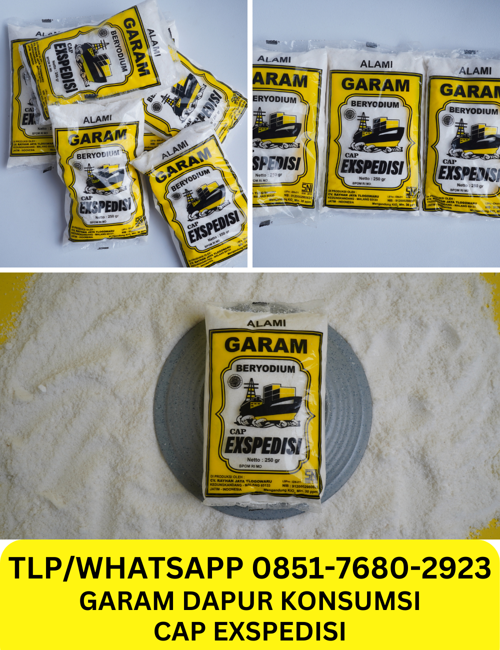 TLP/WA 0851–7680–2923, Jual Garam dapur Beryodium di Pekanbaru | by ...