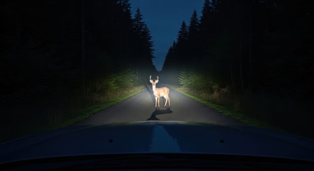 Deer in the headlights. When You Freeze | by Chidi Gbujie | Feb, 2026 ...