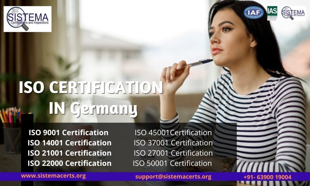 How can you obtain ISO Certification in Germany? - Sistemacert - Medium