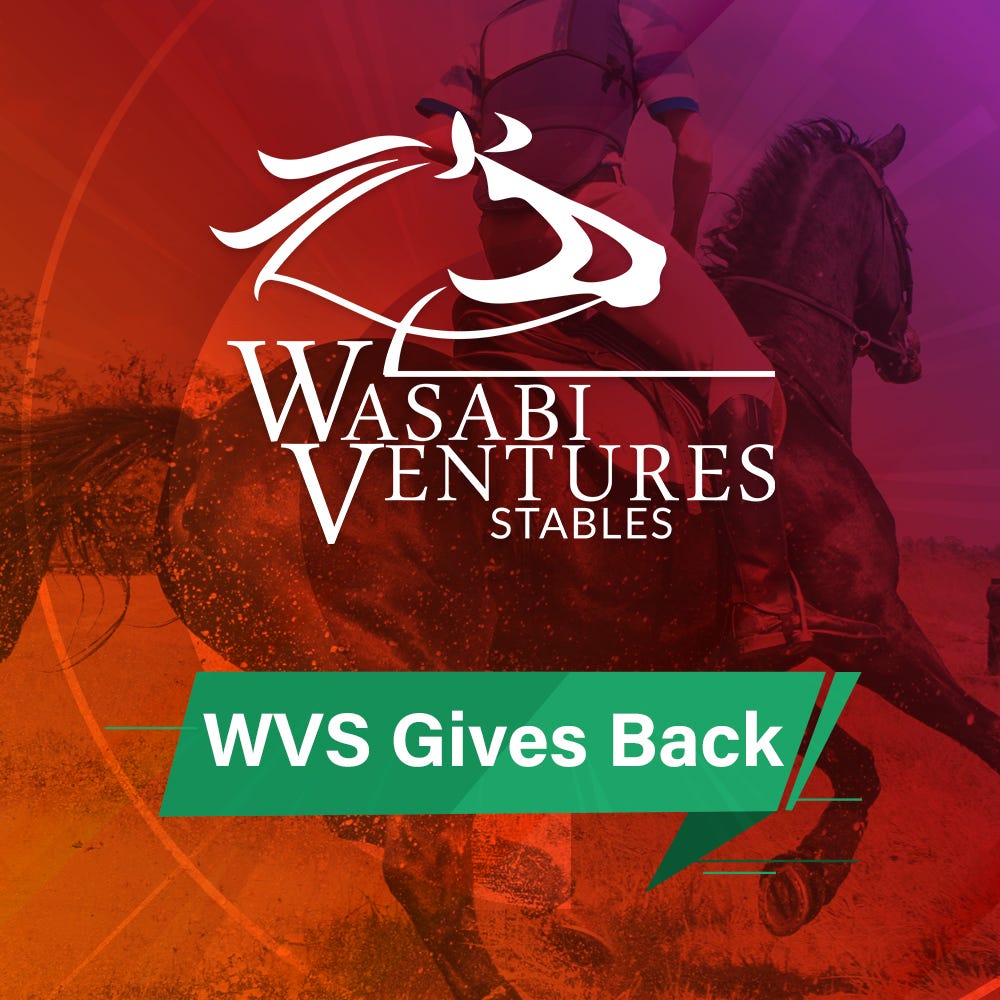 The WVS Community Pulls Together. At Wasabi Ventures Stables, we like ...