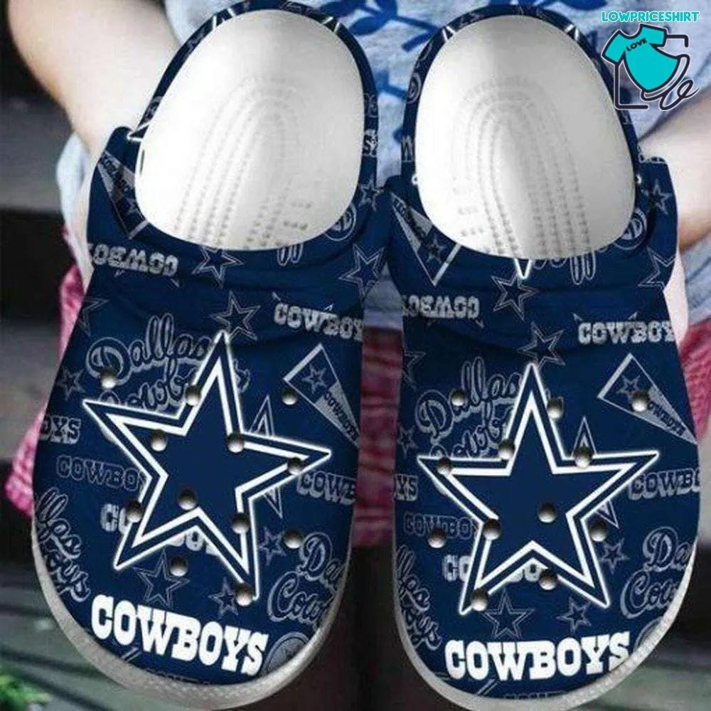 Dallas Cowboys Team Nfl Adults Crocs Crocband Clog Shoes For Men Women ...