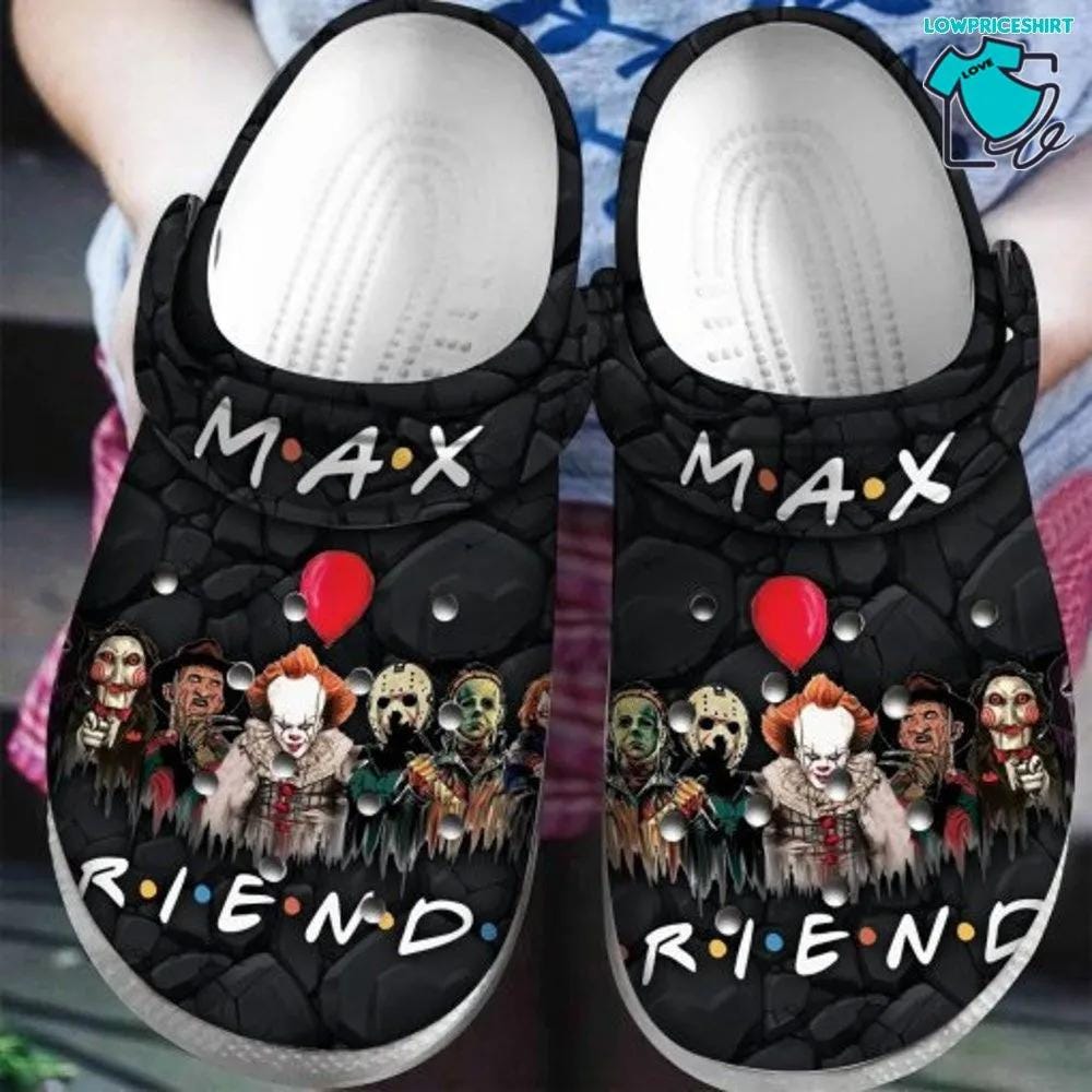 Horror Friends Scary Faces Personalised Name Crocs Clog Gifts For Men ...