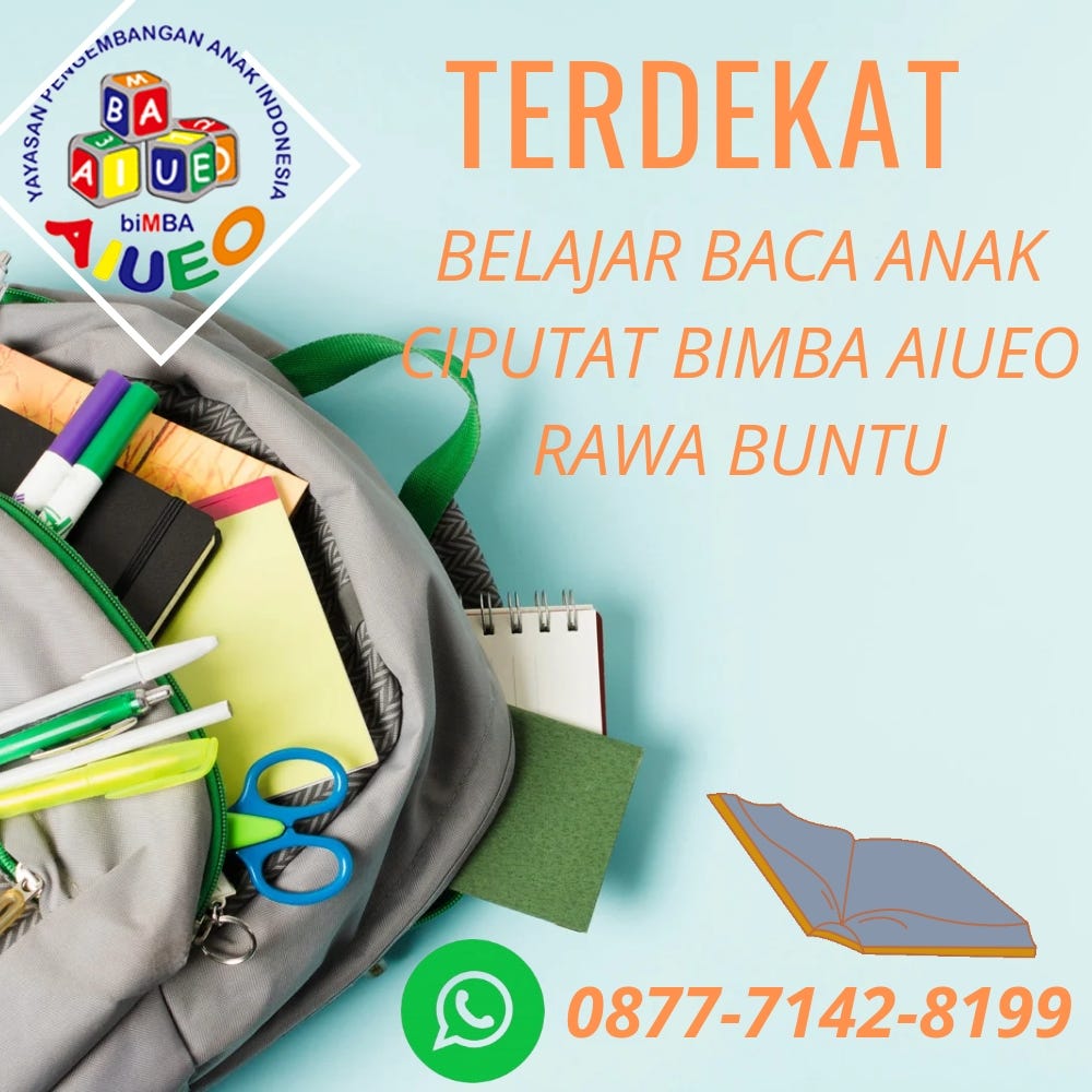 TERDEKAT, Call 0877–7142–8199, Belajar Baca Anak Ciputat bIMBA AIUEO ...