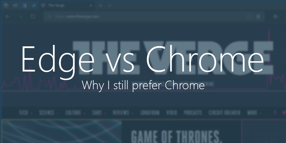 Edge just isn’t right for me. I’ve talked about Microsoft Edge in a ...