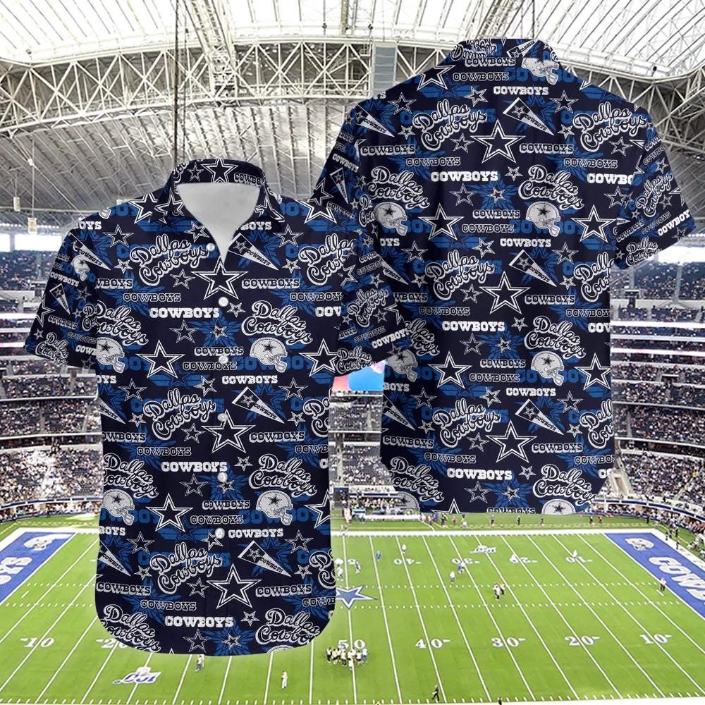 Dallas Cowboys Retro Hawaiian Shirt | by Muredac Borror | Jun, 2024 ...