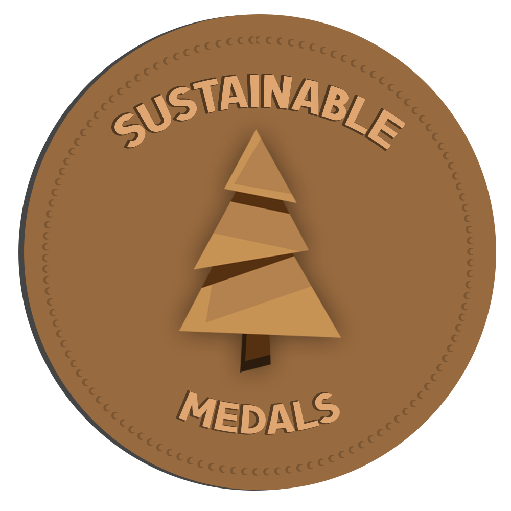 Sustainable Wooden Medals - Sustainablemedals - Medium