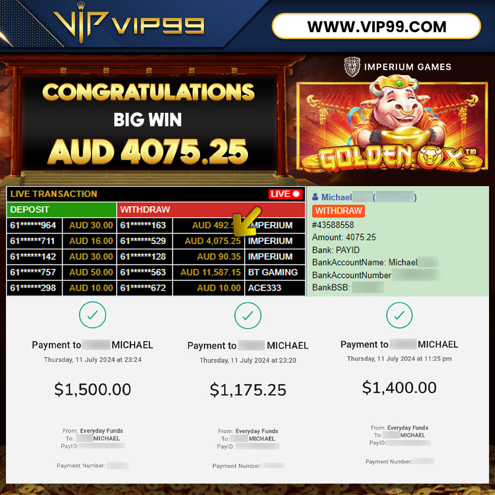 🎁 Ready to Win Big? VIP99’s latest champion demonstrates how with an ...