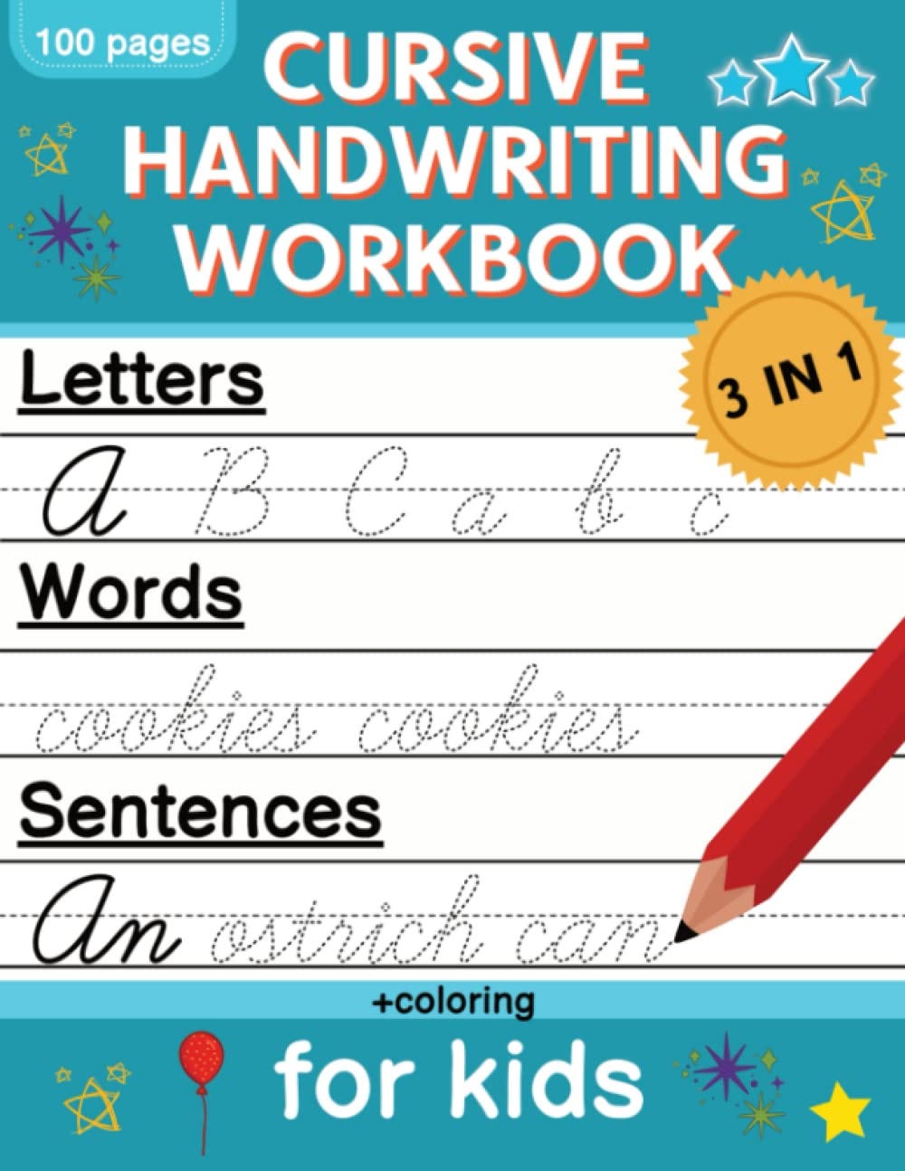 [BOOKS] Cursive Handwriting Workbook for Kids: Cursive Writing Practice ...