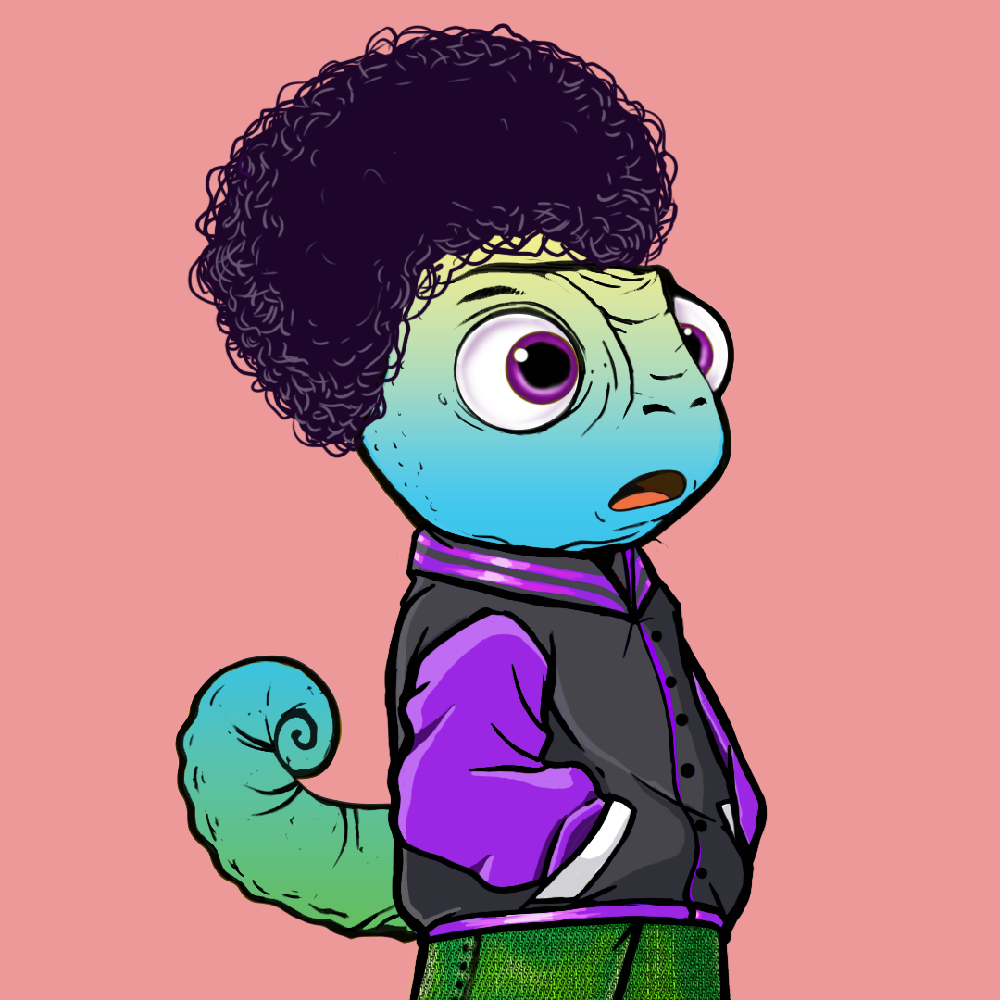 WhimsyChameleon - RaketierNFT - Medium