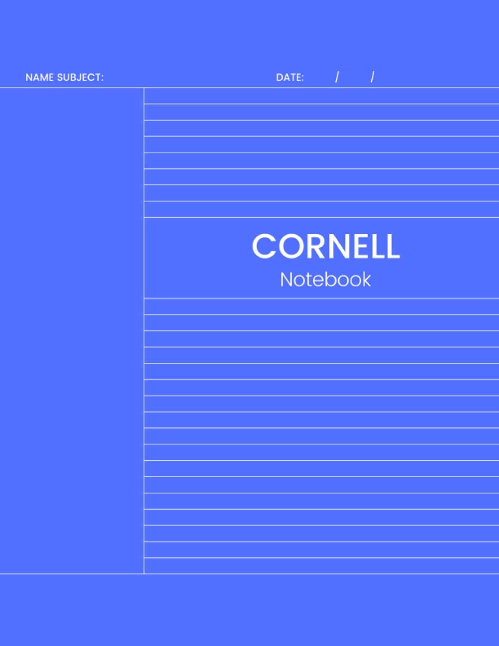 [READ] Cornell Notebook: Cornell Notes Notebook Paper, Cornell Notes ...
