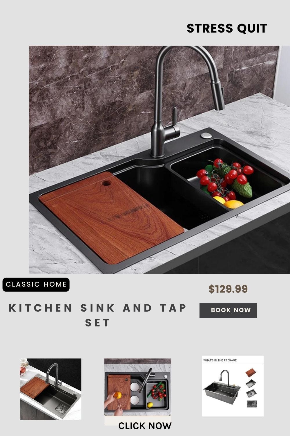 Waterfall Kitchen Faucets