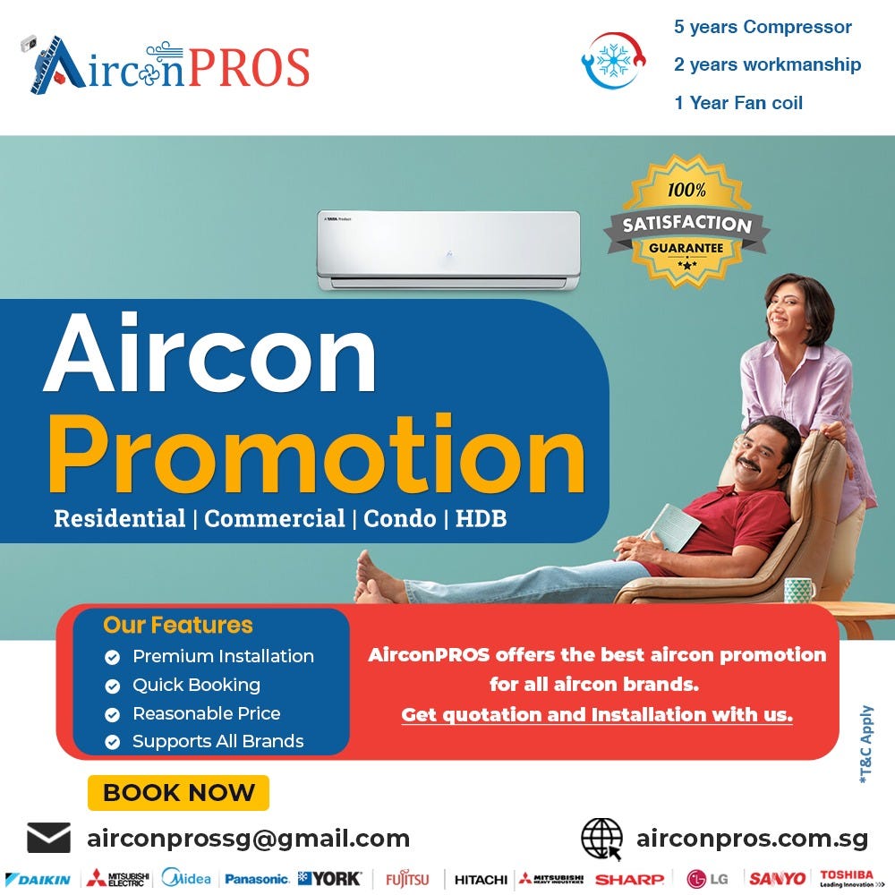 Best Aircon Promotion Company — Airconpros - Airconprossingapore - Medium
