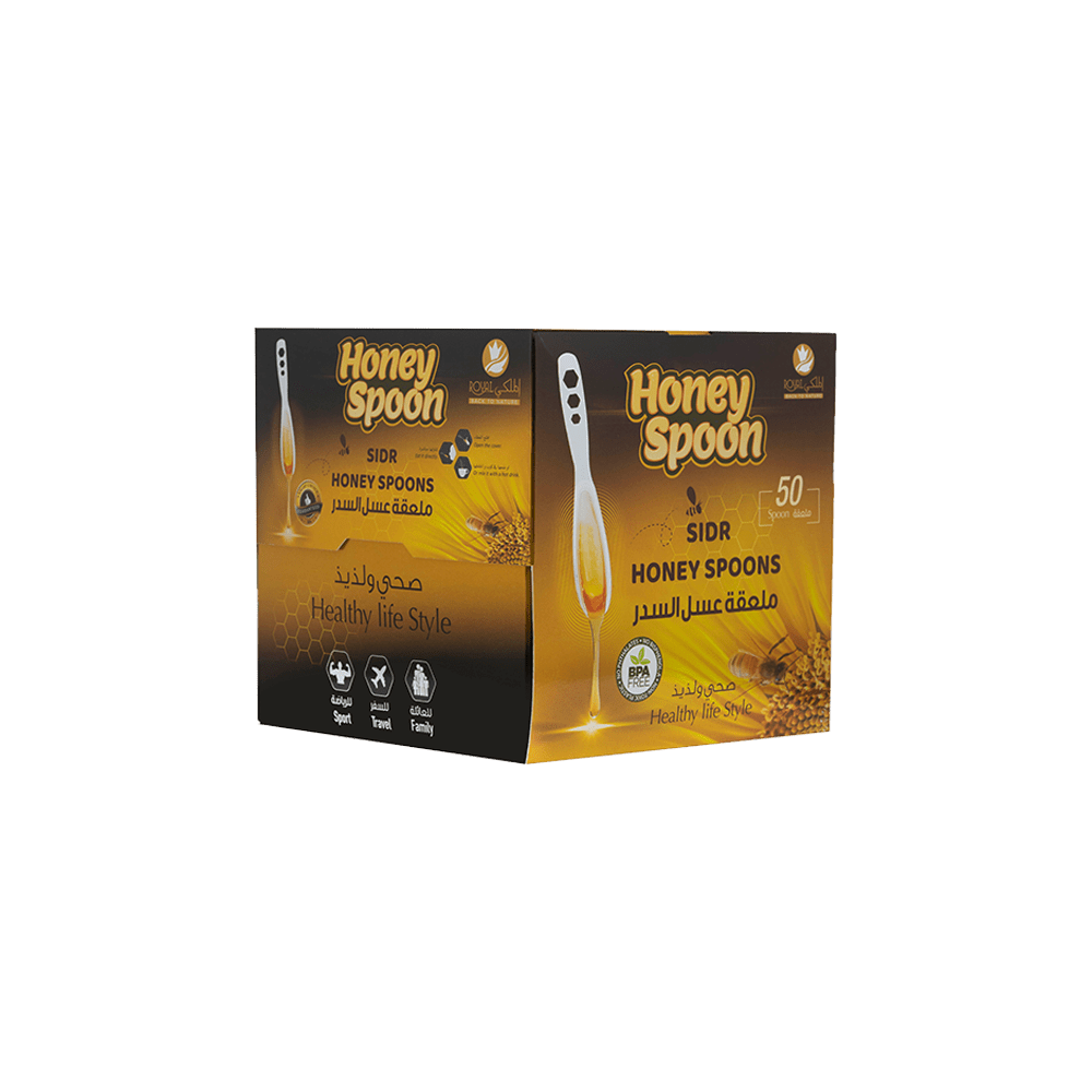 Get Your Pure and Delicious Sidr Honey Spoon - Almalaky Royal - Medium