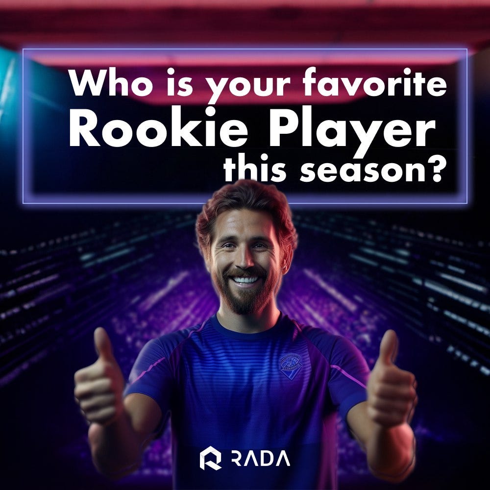 Who is your favorite Rookie Player this season? - Rada Foundation - Medium