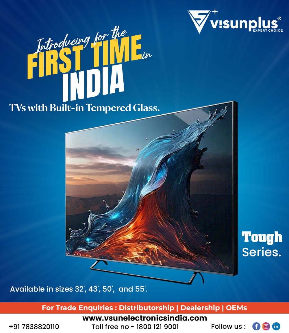 Visunplus Launches ‘Tough Series’ TV: A Smart Choice for Modern Indian ...