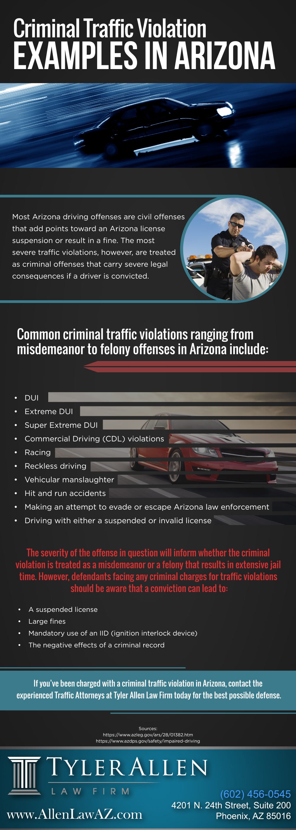 Criminal Traffic Violation Examples in Arizona | by Tyler Allen | Medium