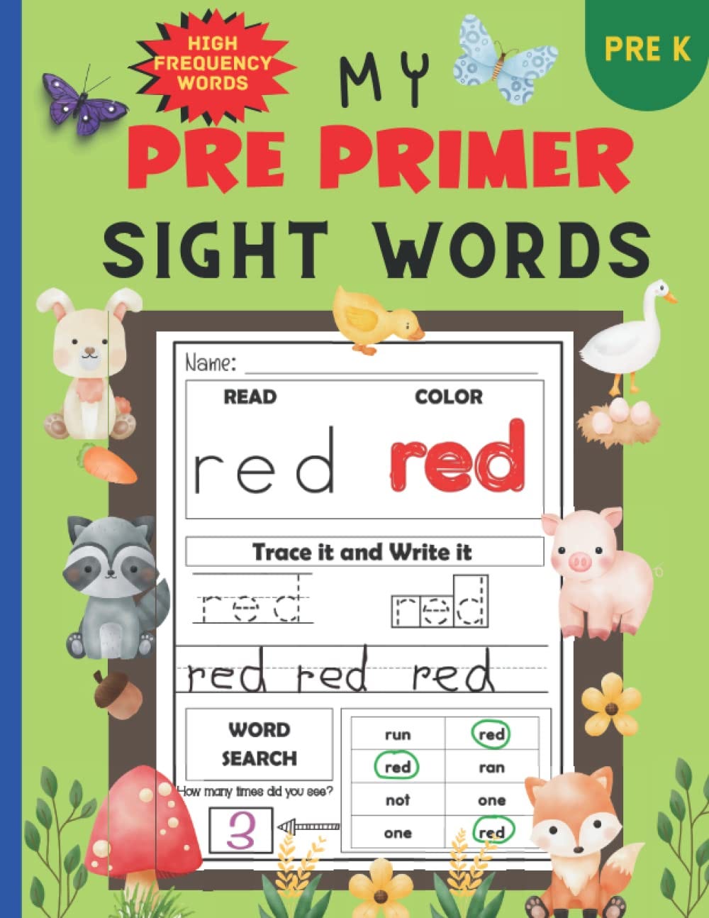 [EPUB[BEST]} My Pre Primer Sight Words: Dolch Sight Words Workbook ...