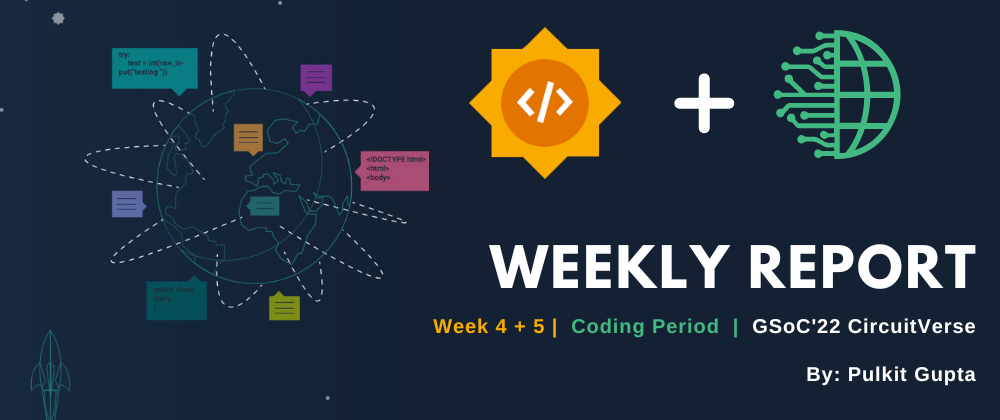 Coding Period GSoC’22 | Week 4 + 5 | by Pulkit Gupta | Medium