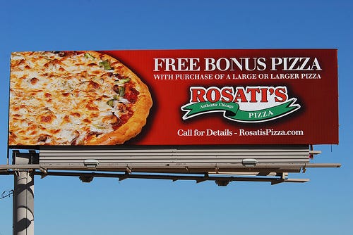 Billboards Advertising Food