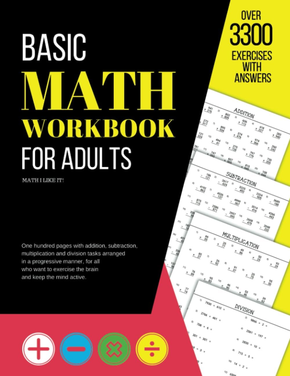 [EPUB[BEST]} Basic Math Workbook for Adults: Activity book with over ...