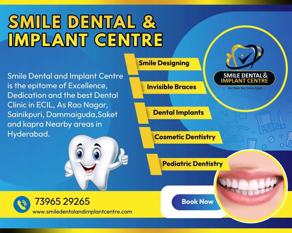 Best Dentists in AS Rao Nagar | Dr. P Sudhakar MDS, Dr. K Mounika BDS ...