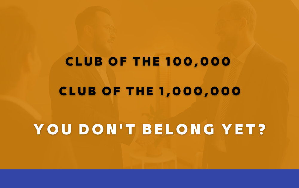 Hey, it’s you! Are you already part of the 100,000 Club and the ...