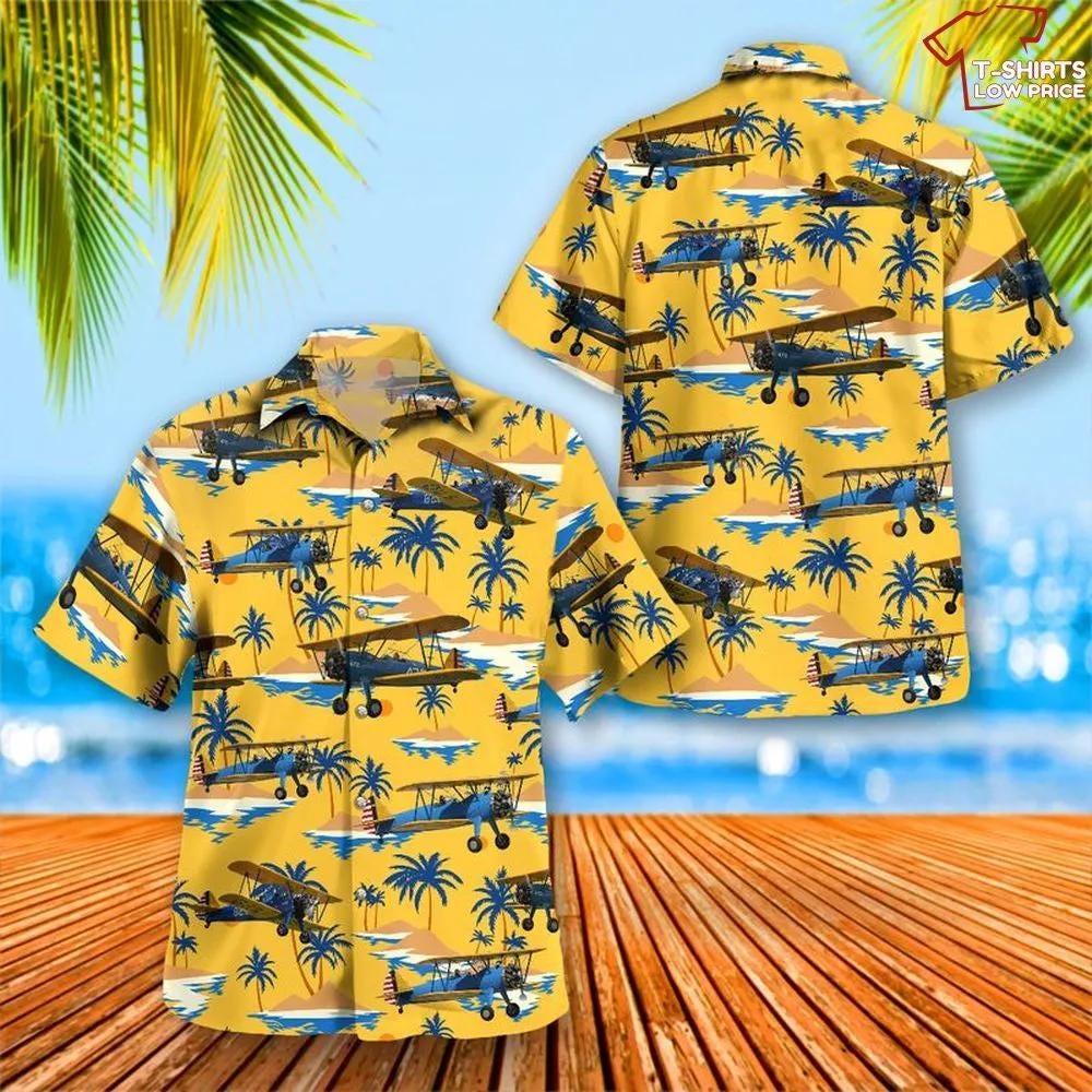 Boeing-stearman Pt-17 Hawaiian Shirt Outfit | by Maddison Hamilton | May, 2024 | Medium