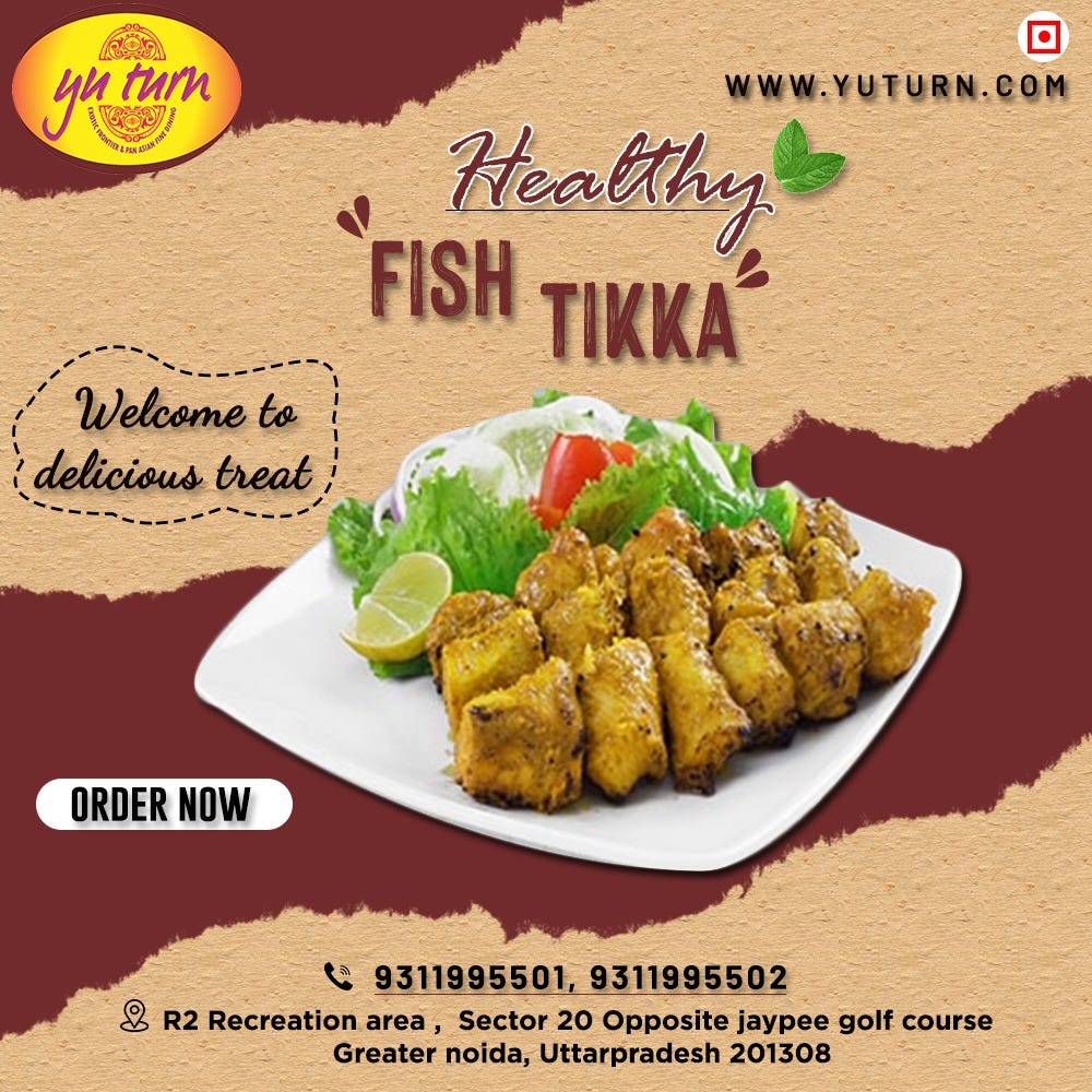 Fish Tikka — Yuturn - Yuturn Restaurant - Medium