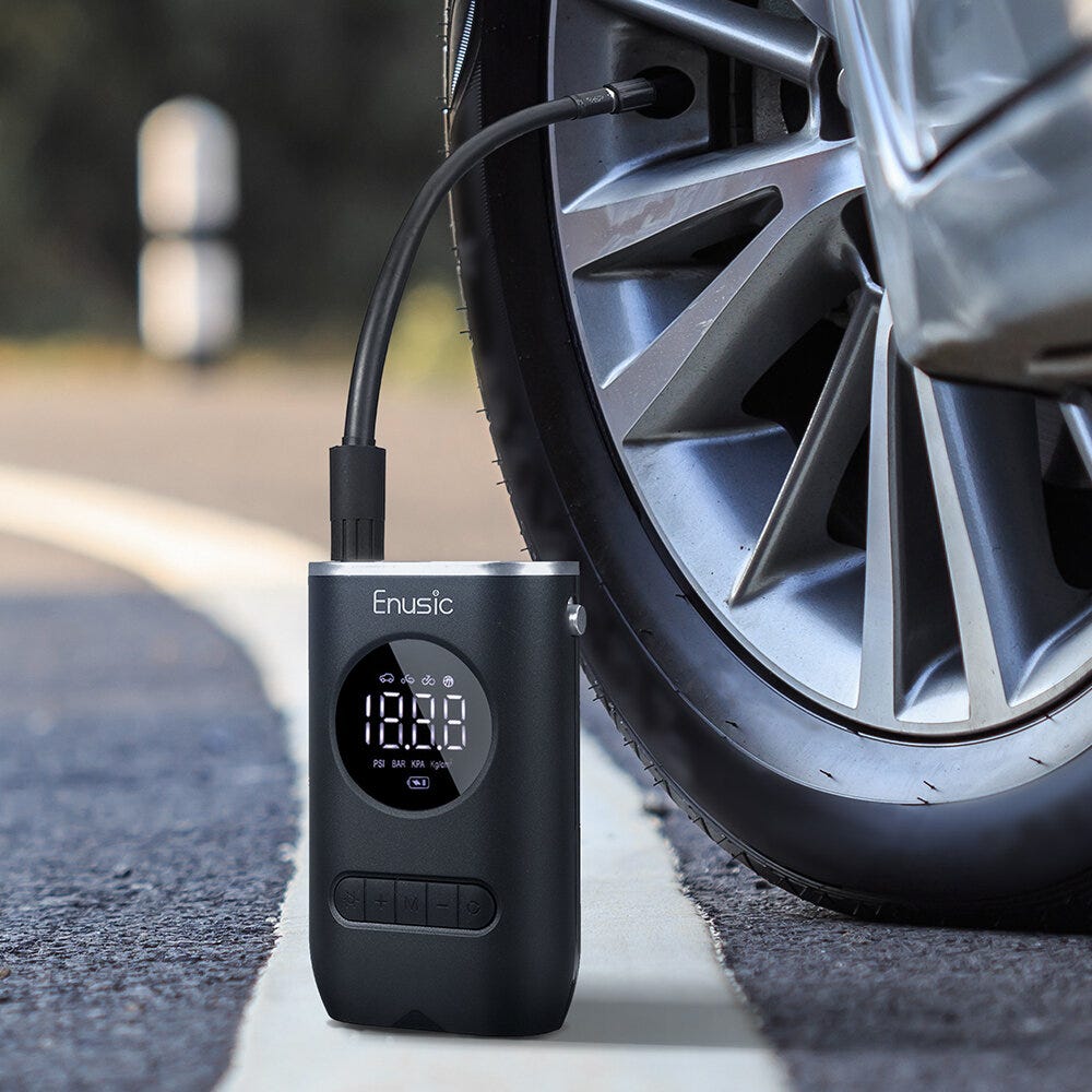 Wireless Air Pump Digital Tire Pressure - YUSUF MUDDE - Medium