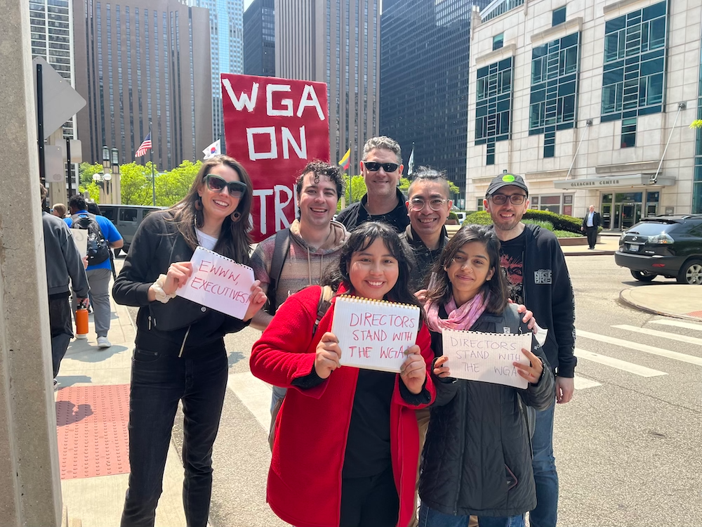 WGA Strike: Chicago. Hundreds of writers and supporters… | by Scott ...