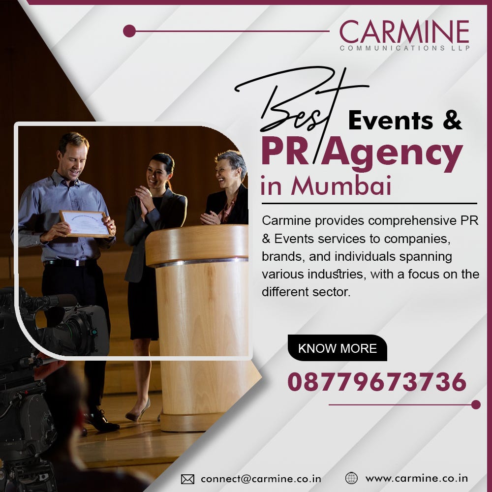 Best Event PR Services in India — Public Relations - Carmine ...
