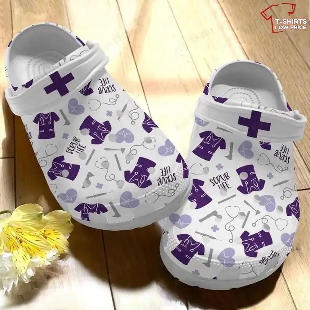 Nurse Scrub Life Classic Crocs For Mens Womens | by Lydia Graham | Mar ...