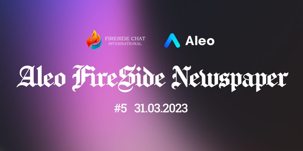 Aleo FireSide Newspaper #5 (English) | by FireSide Chat International ...