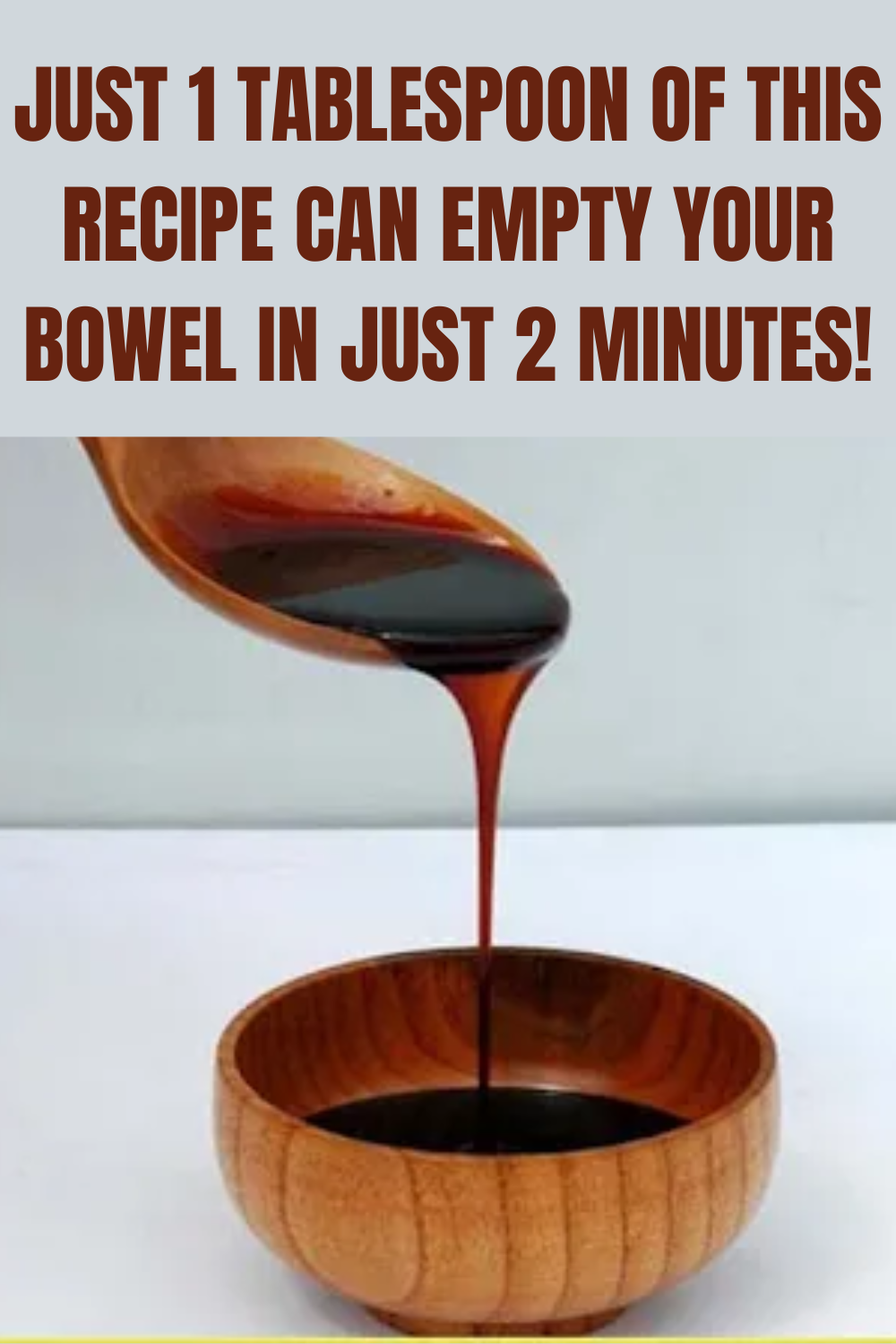 Just 1 Tablespoon Of This Recipe Can Empty Your Bowel In Just 2 Minutes ...