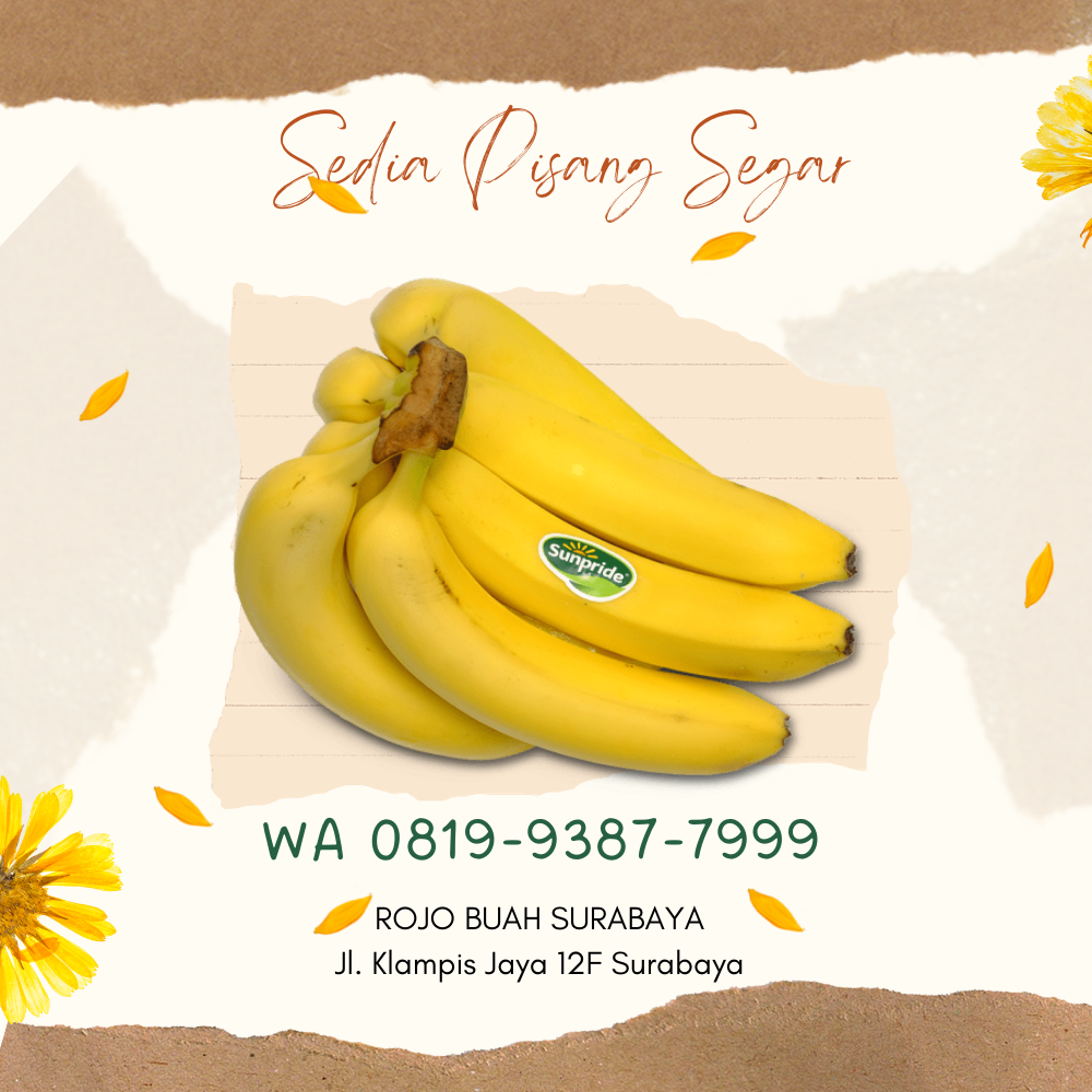 Sedia Pisang Segar, WA 0819–9387–7999, Supplier Buah Sunpride | by Toko ...
