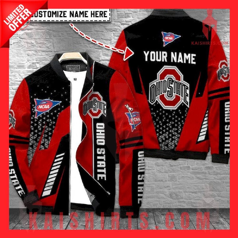 NCAA Ohio State Buckeyes Personalized Bomber Jacket | by Ileouaraso ...
