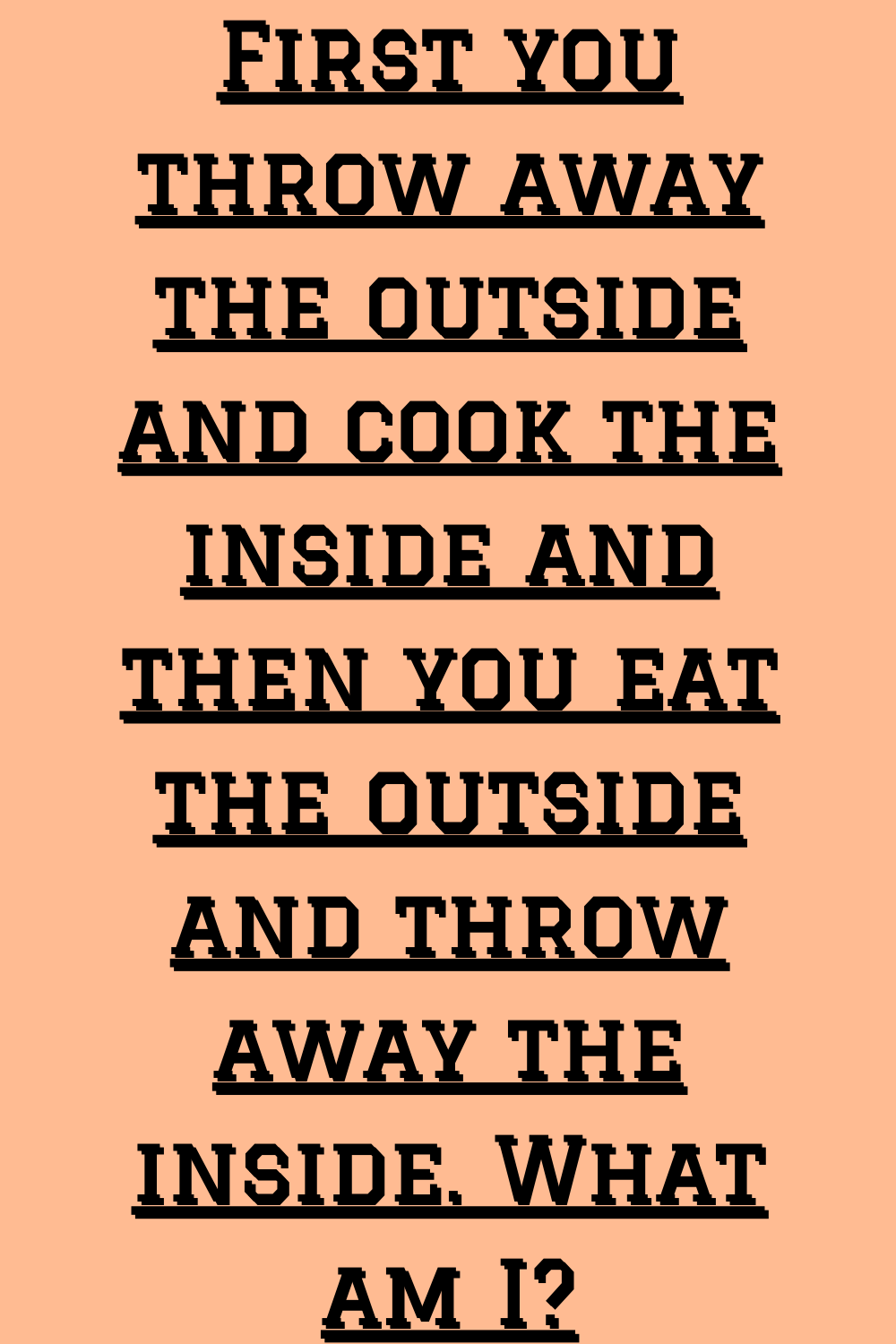 First You Throw Away The Outside..?? - Mr. John - Medium