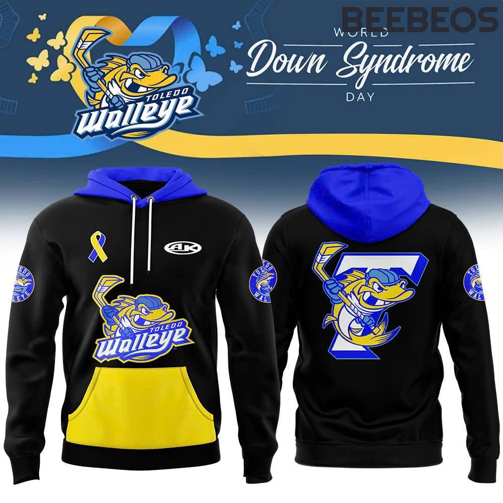 Toledo Walleye x World Down Syndrome Day Black Hoodie | by ...