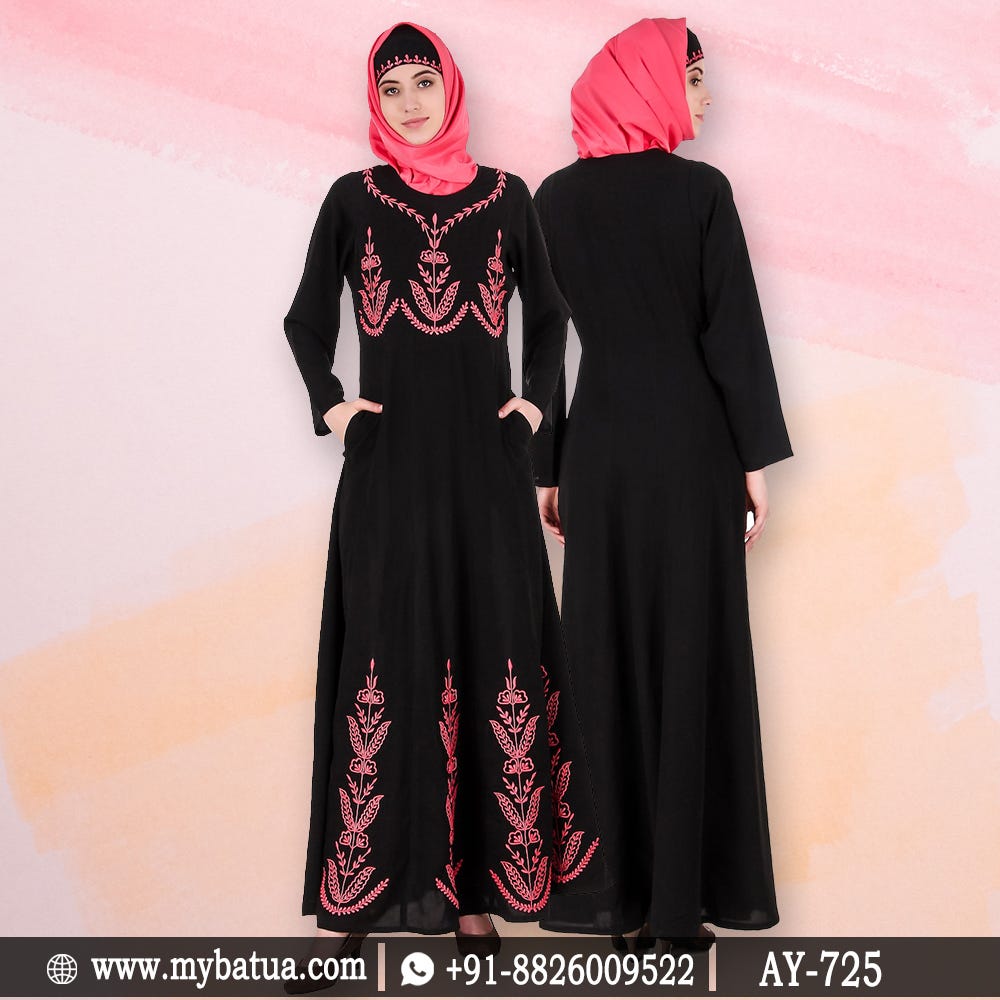 The abaya is a modest, flowing garment worn by women. | by Mybatua ...