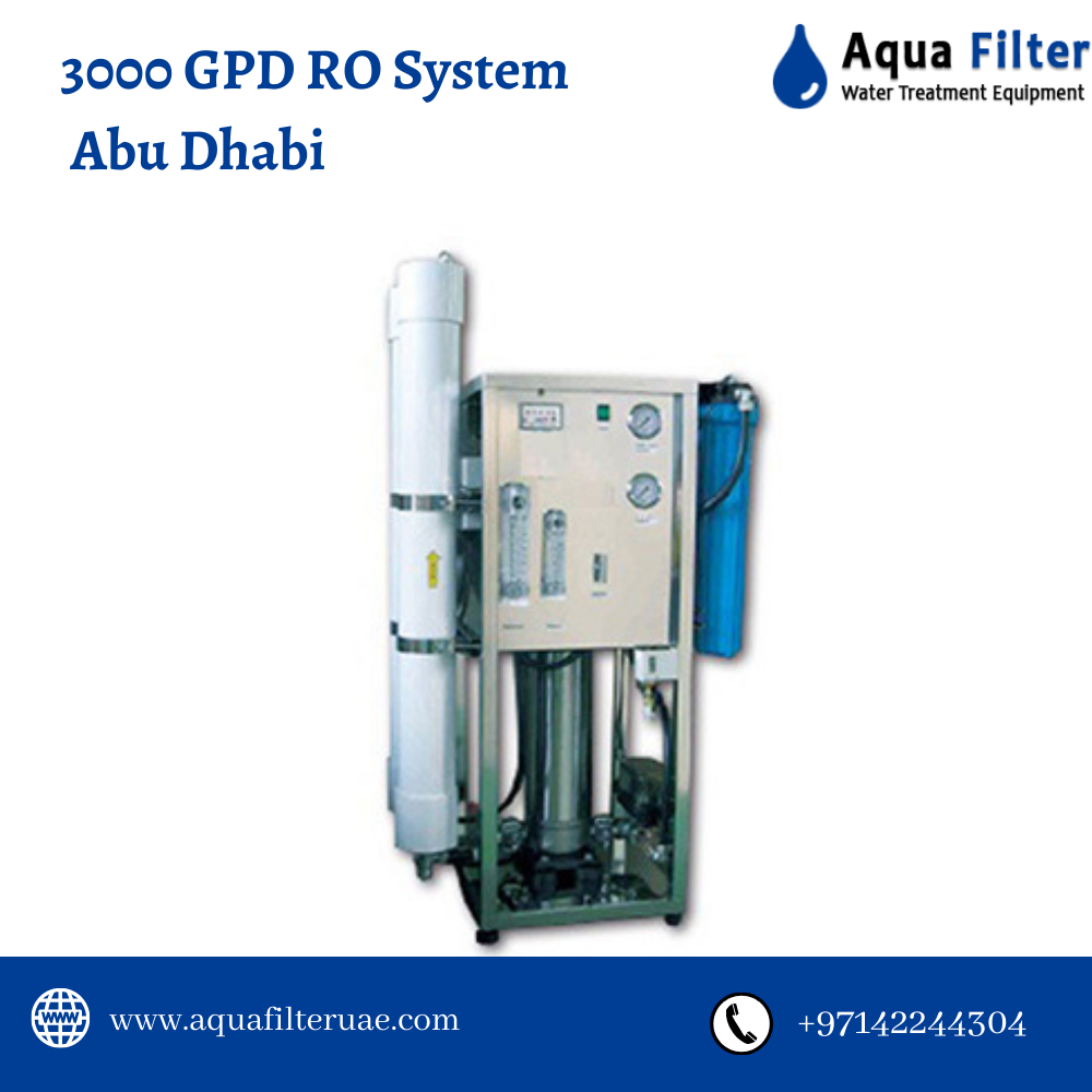 3000 GPD RO System Abu Dhabi - Aquafilteruae - Medium