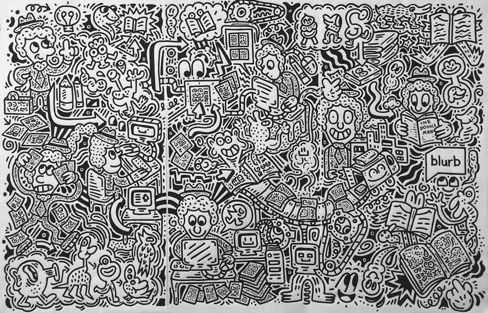 Sometimes it takes a Doodle Man to show you how it’s done | by Blurb ...