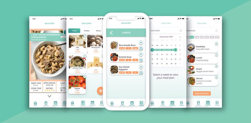 MEALPRO — Streamline Your Meal Prep | by Nina Lyow | UX Planet