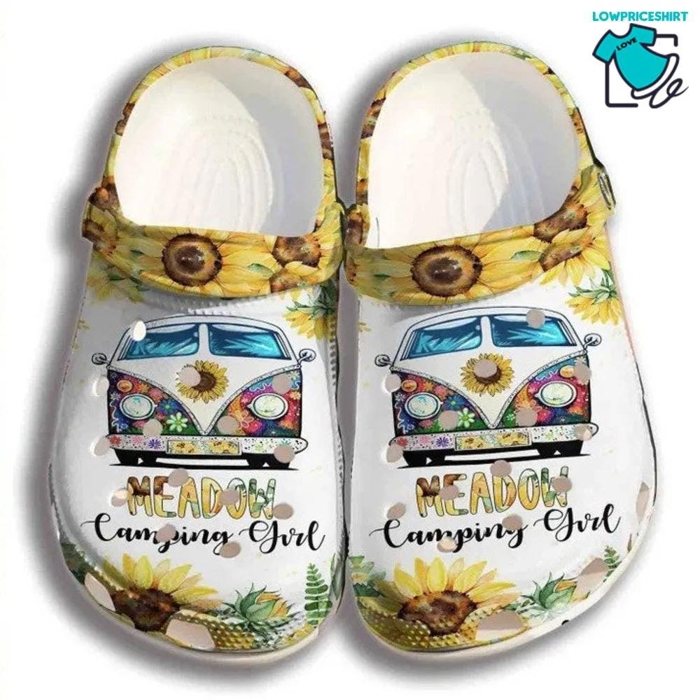Camping Girl Clog Shoes For Girl Crocs Clog Shoes | by Michael Parker ...
