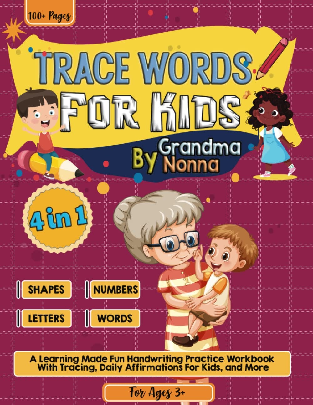 [DOWNLOAD][BEST]} Trace Words For Kids by Grandma Nonna: A Learning ...