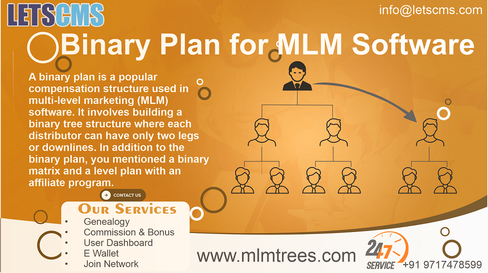 A Binary MLM plan is a popular multi-level marketing compensation ...